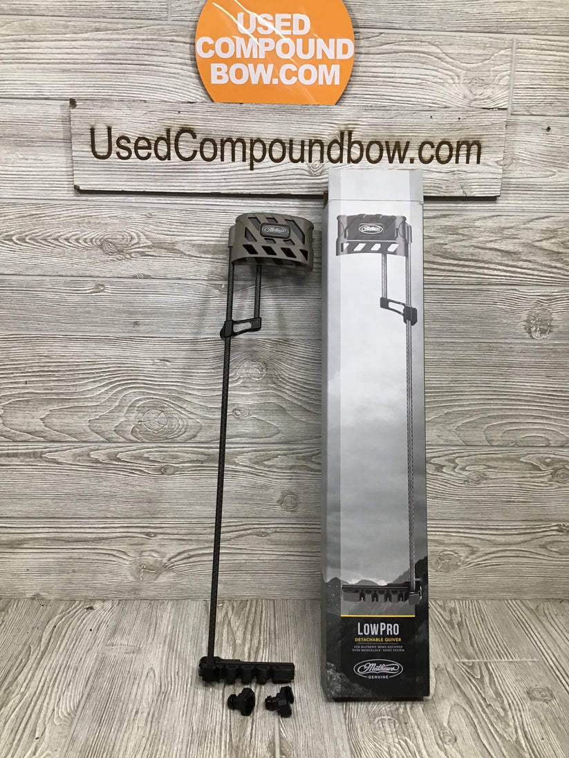 Mathews LowPro Fixed Quiver Granite Left Hand – UsedCompoundBow.com